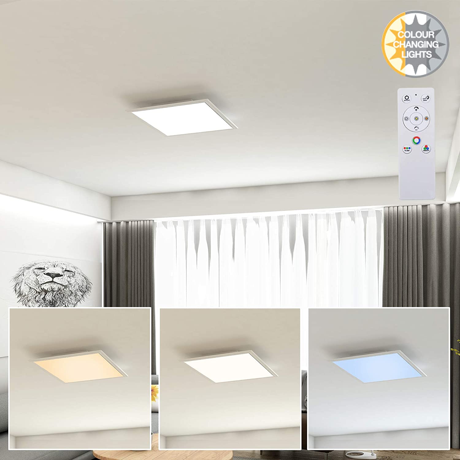 RGBW+CCT led backlit panel 60x60cm 36w | Freeled-Lights.com